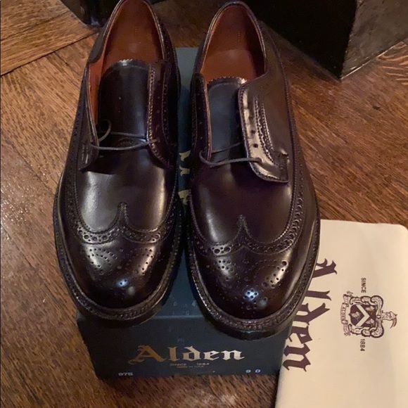 Alden | Shoes | Authentic Alden 975 Long Wing Blucher Cordovan | Poshmark